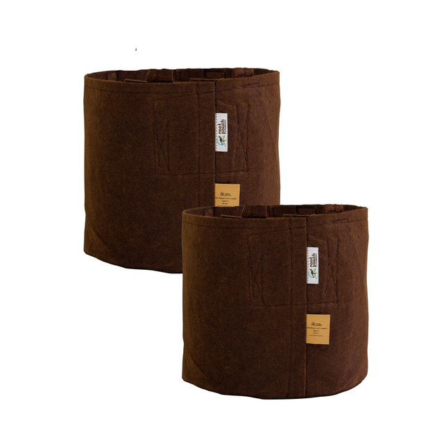 Brown Root Pouch| Fabric Grow Bag | Up On The Rooftop