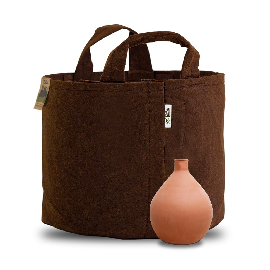 Grow a Garden Pack | Olla & Sustainable Root Pouch grow bag | 78 Litre ...